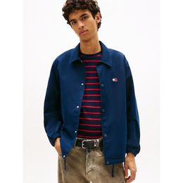 Tommy Jeans Damen Hemdjacke &raquo;TJM SPORT OVERSHIRT&laquo; ohne Kapuze Regular fit mit Knopfleiste blau XL