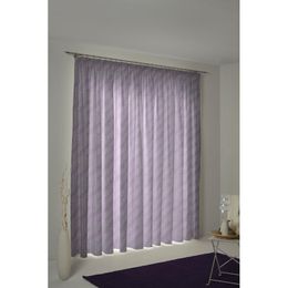 Adam Vorhang &raquo;Argentinian Criolla Light&laquo; Kr&auml;uselband 1 Stk. tlg. aus 100% Bio-Baumwolle lila Jacquard, Baumwolle (Bio-Baumwolle) 145cm, Kr&auml;uselband, 145cm