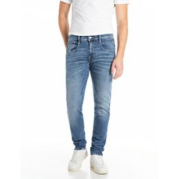 Replay Herren Slim-fit-Jeans &raquo;Anbass&laquo; blau 32, L&auml;nge 32