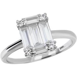 Firetti Damen Fingerring &raquo;Schmuck Geschenk Silber 925 Damenring Ring&laquo; mit Zirkonia (synth.) silber 54, Silber 925 (Sterlingsilber), 1,9mm