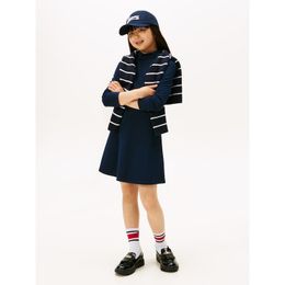 Tommy Hilfiger M&auml;dchen Skaterkleid &raquo;ESSENTIAL SKATER DRESS L/S&laquo; Ohne Tasche Kinder bis 16 Jahre blau 4 (104), N-Gr