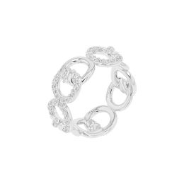 JOOP! Damen JOOP! Silberring mit Zirkonia (synth.) 58, Silber 925 (Sterlingsilber), 8,5mm