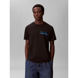 Calvin Klein Jeans Herren T-Shirt &raquo;JEANS GRAPHICS&laquo; Regular fit mit Markenprint schwarz L