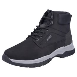 Rieker Herren Winterboots Schn&uuml;rboots, Stiefelette, Outdoorboots mit Innenrei&szlig;verschluss schwarz 45