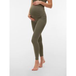 MAMALICIOUS Damen Umstandsleggings &raquo;MLTIA JEANNE LEGGING NOOS A.&laquo; Materialmix, regular fit gr&uuml;n L/XL, N-Gr