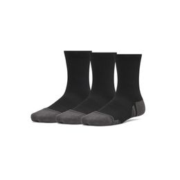 Under Armour Herren Sportsocken &raquo;NEW Y UA PERF TECH 3PK CRW&laquo; Packung, 3 Paar tlg. 3er-Pack, f&uuml;r Fitness und sportive Aktivit&auml;ten schwarz XS