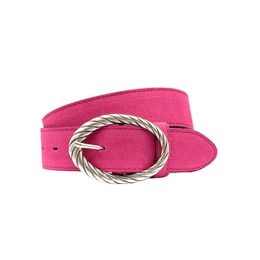 Rettungsring G&uuml;rtel Damen Lederg&uuml;rtel pink 105
