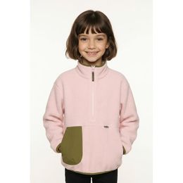 Icepeak Kinder Strickfleece-Pullover &raquo;Icepeak KOKOMO JR&laquo; Strickfleece-Pullover aus Polyester, schnell trocknendes Material rosa 164