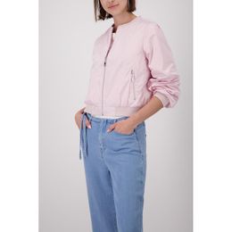 monari Damen Bomberjacke &raquo;Jacke Nylon&laquo; ohne Kapuze mit Rei&szlig;verschlusstaschen rosa 36