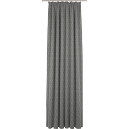 Adam Vorhang &raquo;Indian Cortezada Light&laquo; Kr&auml;uselband 1 Stk. tlg. aus 100% Bio-Baumwolle grau Jacquard, Baumwolle (Bio-Baumwolle) 245cm, Kr&auml;uselband, 145cm