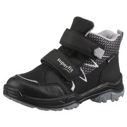 Superfit Kinder Klettboot &raquo;JUPITER WMS: Weit&laquo; Winterschuh mit gepolstertem Schaftrand, Gr&ouml;&szlig;enschablone zum Download schwarz 34