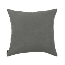 HOMING Dekokissen &raquo;Monaco&laquo; Pflegeleicht grau Polyester B/L: 40cm x 40cm, 1 Stk.