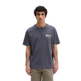 Marc O'Polo Marc O'polo Herren Marc O'Polo T-Shirt loose fit mit beidseitigen Insektenprints grau S