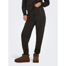 Only Play Damen Only Play Sweathose &raquo;ONPLOUNGE HW SWEAT PNT - NOOS&laquo; mit Kordelzug braun L (40), N-Gr