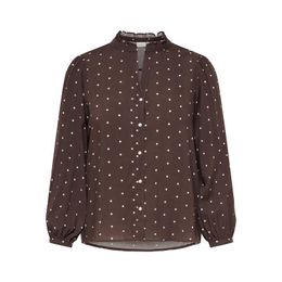 Only Carmakoma Damen Only CARMAKOMA Druckbluse &raquo;CARRAYA L/S SHIRT WVN NOOS&laquo; Viskose, regular fit 46