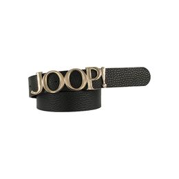 JOOP! Damen JOOP! Lederg&uuml;rtel aus Rindnappaleder mit Logo-Pin-Schlie&szlig;e, Breite 2,5cm schwarz 95