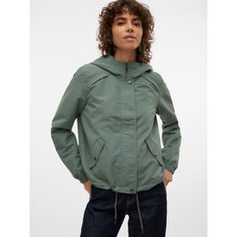 V&eacute;ro Moda Vero Moda Damen Parka &raquo;VMZOA SHORT PARKA NOOS&laquo; mit Kapuze Kunstfaser gr&uuml;n M
