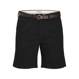 Jack & Jones PlusSize Jack & Jones Plussize Herren Jack & Jones PlusSize Chinoshorts &raquo;JPSTADAM BELTED CHINO SHORTS PLS&laquo; schwarz 48 (7XL), N-Gr