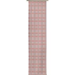 WIRTH Schiebegardine &raquo;Laufenberg&laquo; Paneelwagen 1 Stk. tlg. rot Jacquard, Baumwolle, Polyester 145cm, Paneelwagen, 60cm