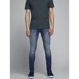 Jack & Jones Jack & Jones Herren Skinny-fit-Jeans &raquo;JJILIAM Skinny Jeans mit Used-Waschung f&uuml;r schlanke Silhouette&laquo; Abriebeffekte, modisch, skinny fit, 