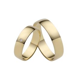 Firetti Unisex Trauring &raquo;Schmuck Geschenk Gold Hochzeit Ehering Trauring "LIEBE"&laquo; Made in Germany, wahlweise mit oder ohne Brillant gold 23, ohne 