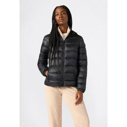 Champion Damen Steppjacke &raquo;Light Outdoor Polyfilled Hooded Jacket&laquo; f&uuml;r sportliche Aktivit&auml;ten, mit Polyester-Wattierung schwarz S