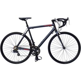WYNN Rennrad &raquo;ROD1.0&laquo; 14 Gang Shimano Tourney Schaltwerk Kettenschaltung schwarz 58cm, 28 Zoll (71,12cm) Rennrad