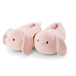 Nici Damen Pl&uuml;sch Hausschuhe &raquo; Green Mymochi Hase Pibu&laquo; Motiv Hausschuh mit Hasenohren rosa 40/43 (41)