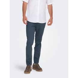 Only & Sons Only & Sons Herren ONLY & SONS Anzughose &raquo;ONSMARK PETE SLIM DOBBY 0058 PANT NOOS&laquo; blau 28, L&auml;nge 30