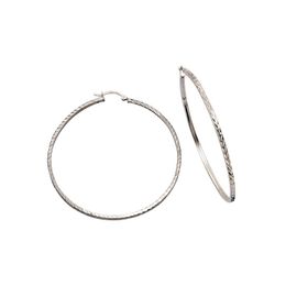 Firetti Damen Paar Creolen &raquo;Schmuck Geschenk Silber 925 gl&auml;nzendes Design diamantiert&laquo; silber 60, Silber 925 (Sterlingsilber)