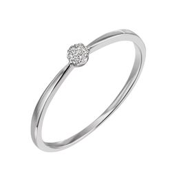 Firetti Damen Diamantring &raquo;Schmuck Geschenk Gold 585 Damenring Goldring Diamant&laquo; mit Brillanten wei&szlig; 60, 0,04 SI = kleine Einschl&uuml;sse, Diamanten 