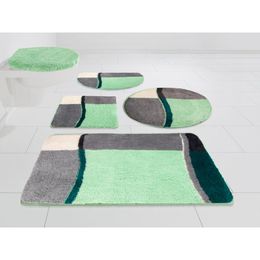 OTTO home Badematte &raquo;Belio, Badvorleger, Badezimmer Teppich&laquo; H&ouml;he 20 mm rutschhemmend beschichtet fu&szlig;bodenheizungsgeeignet schnell trocknend 