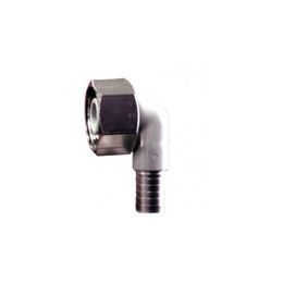 ich-zapfe Winkelverschraubung CNS 90&deg; f&uuml;r Bierschlauch 5/8 Zoll, NW 10mm