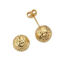 Firetti Damen Paar Ohrstecker &raquo;Schmuck Geschenk Gold 375 Ohrschmuck rund diamantiert&laquo; gold 8, Gelbgold 375