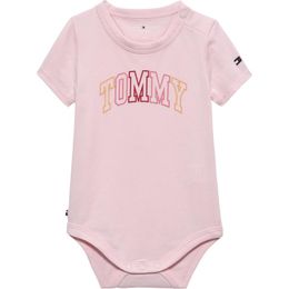 Tommy Hilfiger Baby Body &raquo;TOMMY OUTLINE BODY S/S&laquo; Regular fit mit Rundhalsausschnitt f&uuml;r Babys rosa 92, N-Gr