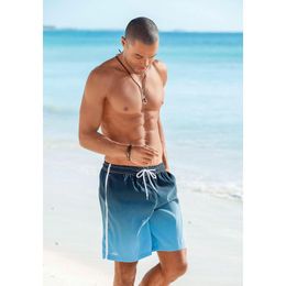 Buffalo Herren Badeshorts mit Farbverlauf blau XL (54/56), N-Gr