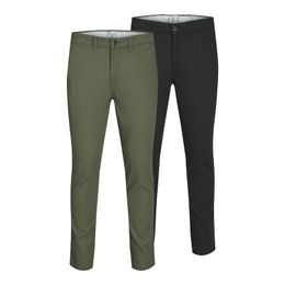 Jack & Jones Jack & Jones Herren Chinohose &raquo;SLIM FIT MARCO 2PCS&laquo; schwarz 34, L&auml;nge 36