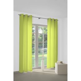 WIRTH Vorhang &raquo;Natur&laquo; &Ouml;sen 1 Stk. tlg. 1-lagig gr&uuml;n Baumwolle 145cm, &Ouml;sen, 127cm