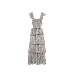 V&eacute;ro Moda Vero Moda Kleid 'VMSafina' Damen Gr&ouml;&szlig;e 34 opal / schoko / altrosa Sommerkleid