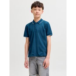 Jack & Jones Jack & Jones Junior Kinder Poloshirt &raquo;JPRBLAWESTON SS POLO JNR&laquo; Baumwolle, regular fit blau 164
