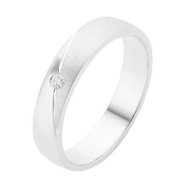 Firetti Unisex Trauring &raquo;Schmuck Geschenk Gold 375 Hochzeit Ehering Trauring "LIEBE"&laquo; Made in Germany, wahlweise mit oder ohne Brillant wei&szlig; 20, 0,03 