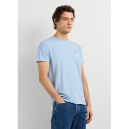 Pepe Jeans Herren T-Shirt &raquo;ORIGINAL BASIC 3N&laquo; Rundhals mit kleinem Logodruck L