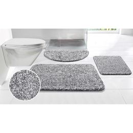 OTTO home Badematte &raquo;Vanessa meliert, Badvorleger, Badezimmer Teppich, Duschvorleger&laquo; H&ouml;he 20 mm rutschhemmend beschichtet strapazierf&auml;hig Badteppich,