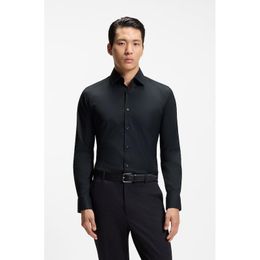 BOSS Herren BOSS Businesshemd &raquo;HANK&laquo; Slim-Fit, aus funktionalem Stretch-Twill, Kentkragen 43, N-Gr