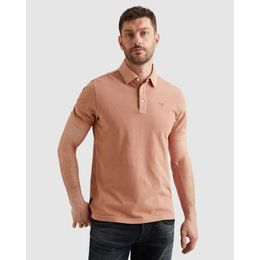 PME-Legend Pme Legend Herren PME LEGEND Poloshirt &raquo;Short sleeve polo pique garment dyed&laquo; mit Logo Stickerei beige 3XL
