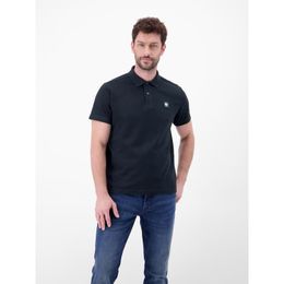 Lerros Herren Lerros Poloshirt Kurzarm mit Logo-Badge schwarz 3XL