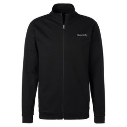 Bench. Loungewear Herren Sweatjacke mit seitlichen Eingrifftaschen, aus leichter und bequemer Sweatware schwarz 48/50 (M)