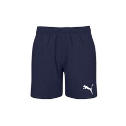 Puma Jungen Puma Badeshorts &raquo;Puma SWIM BOYS MID SHORTS&laquo; schnelltrocknend, Kordelzug blau 164, N-Gr