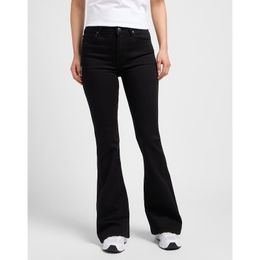 Lee Damen Bootcut-Jeans &raquo;BREESE&laquo; im Five-Pocket Style schwarz 32, L&auml;nge 33