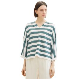 Tom Tailor Damen Tom Tailor Kapuzenpullover mit weitem V-Ausschnitt gr&uuml;n XXL (44)